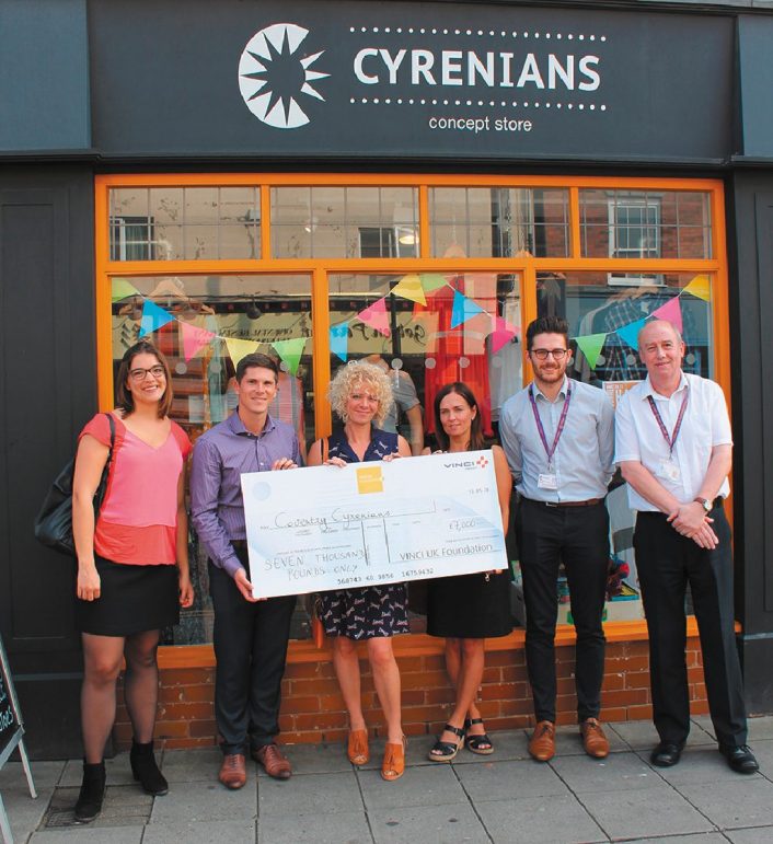 Homeless people helped into work by Coventry Cyrenians and Vinci UK ...