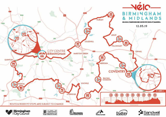 Major cycling event lined up for 100-mile route through Coventry and ...