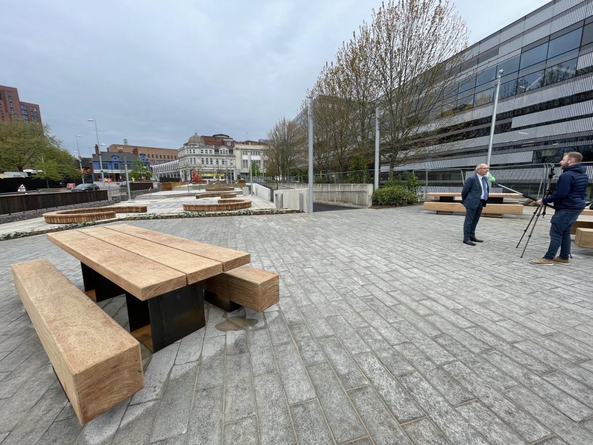 Starley Gardens at Coventry University's city centre campus officially ...