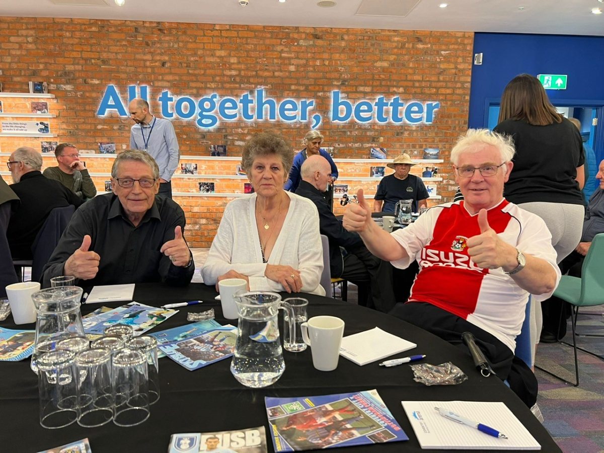 Coventry City's elderly community had a day to remember at the Building ...