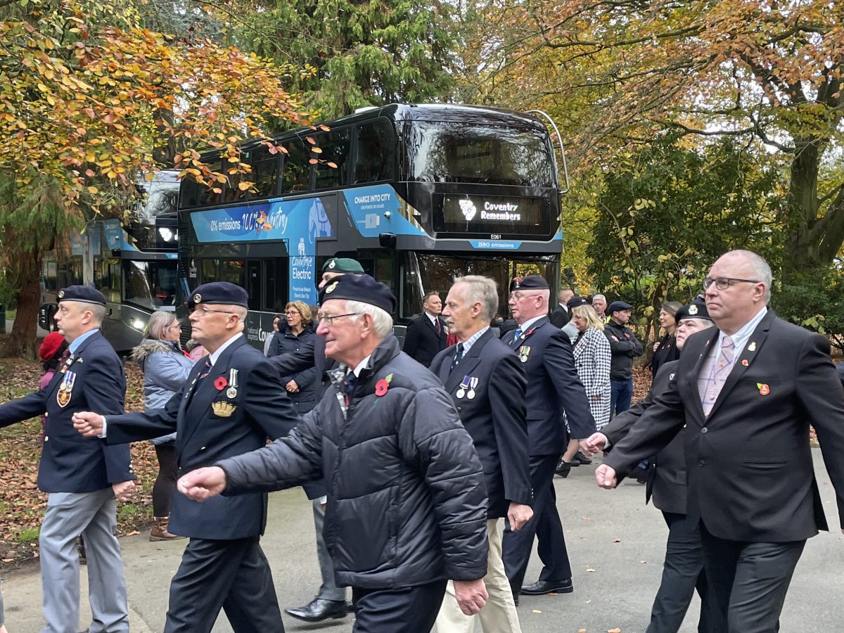 Coventry marks Remembrance Sunday with moving service at War Memorial ...