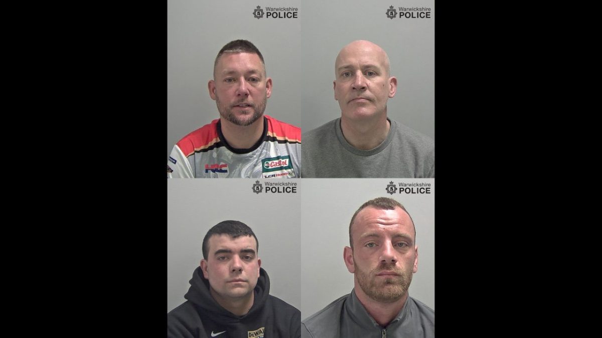 Nuneaton gang jailed after stealing over £500,000 worth of vehicles ...